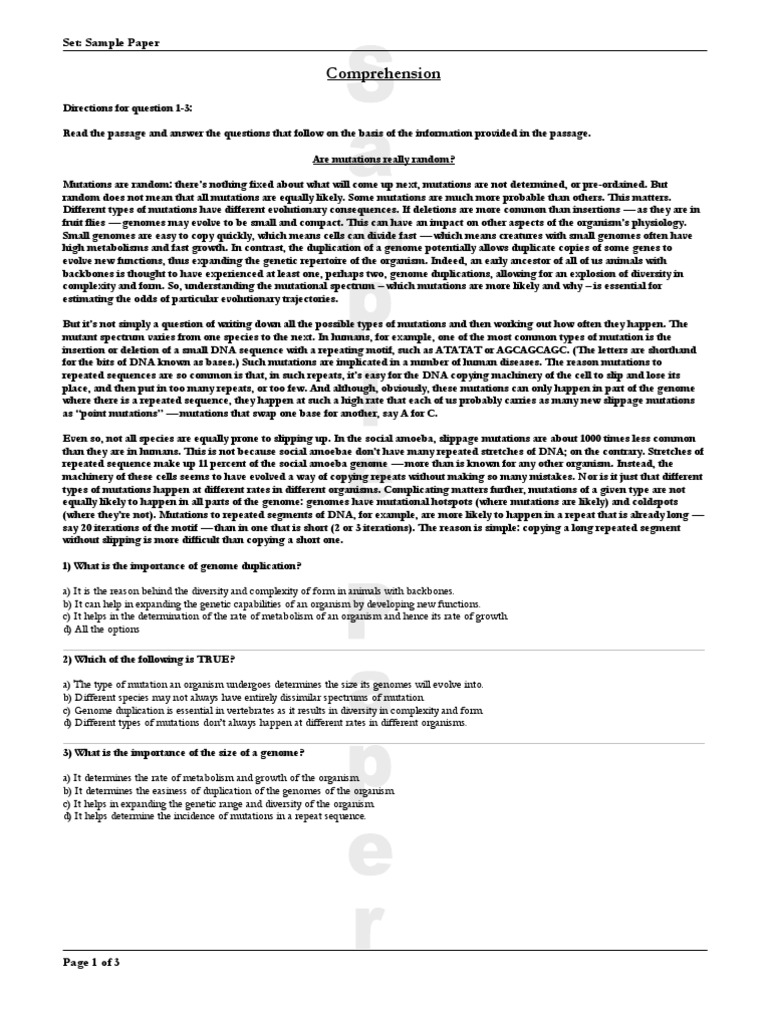 Understanding Mutation Types and Effects | PDF | Science & Mathematics