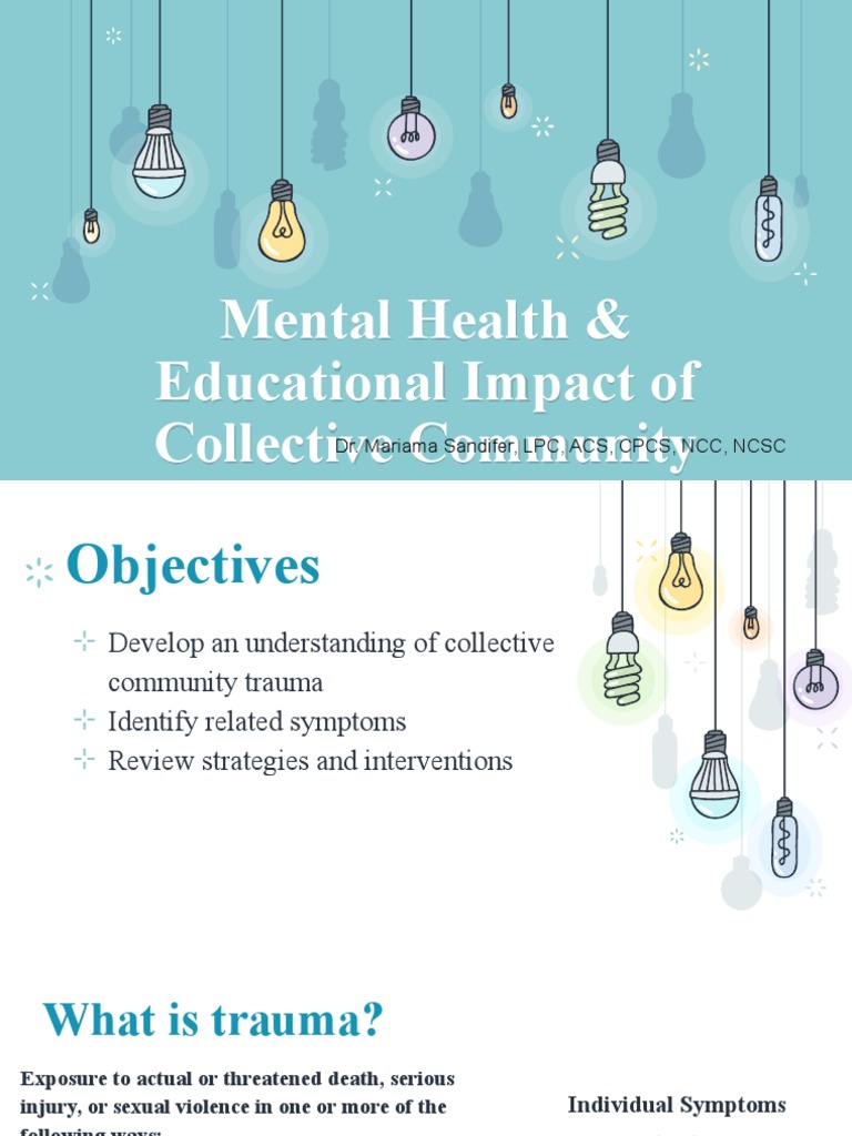 Trauma Presentation Website | PDF | Psychological Trauma | Mental And ...