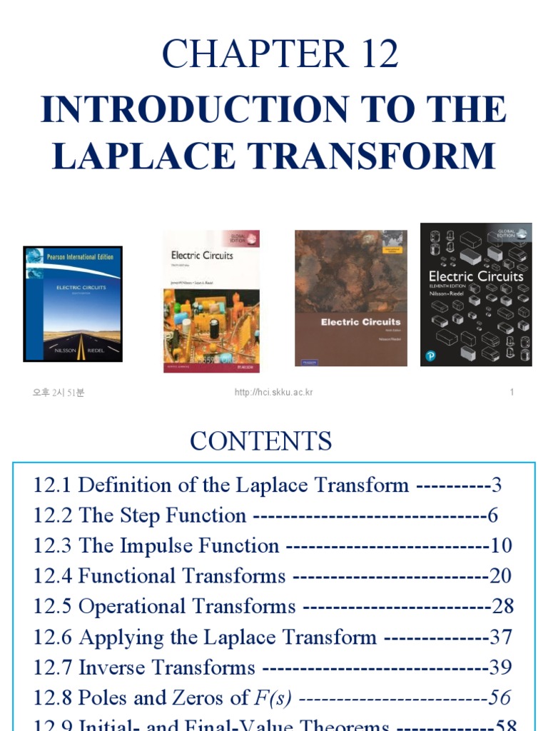 Introduction To The Laplace Transform | PDF | Laplace Transform ...