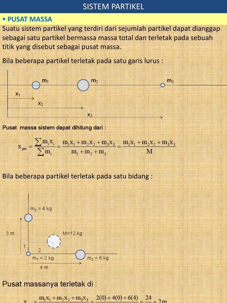 Gerak Pusat Massa | PDF