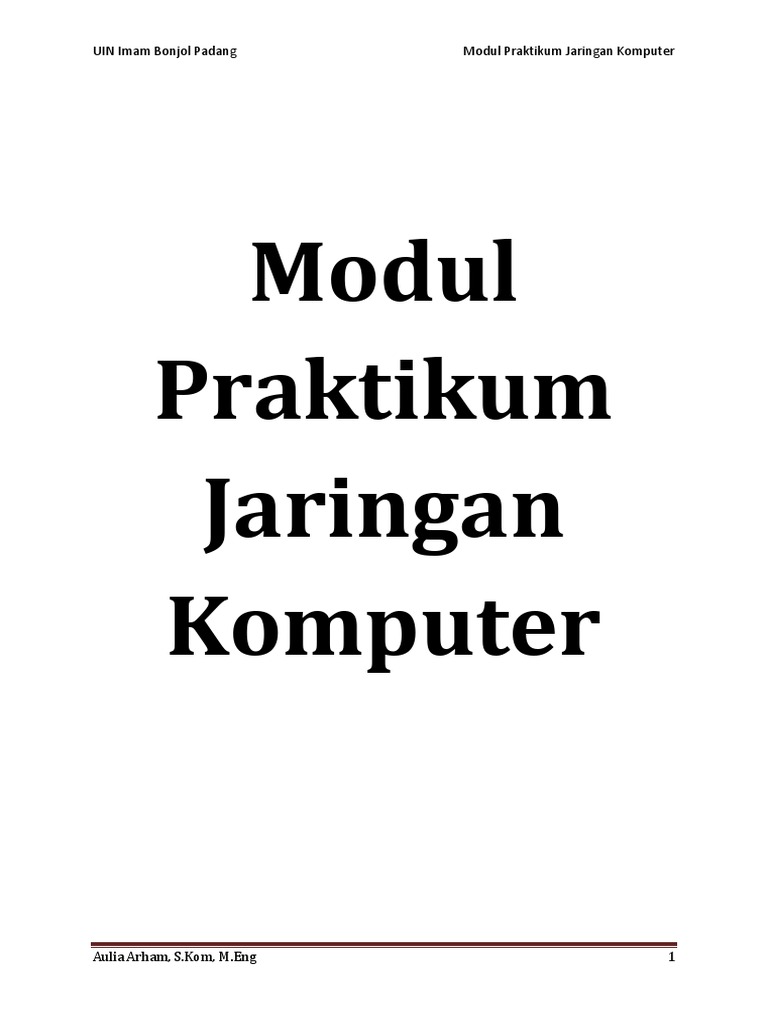 Modul Praktikum | PDF | Teknologi & Rekayasa