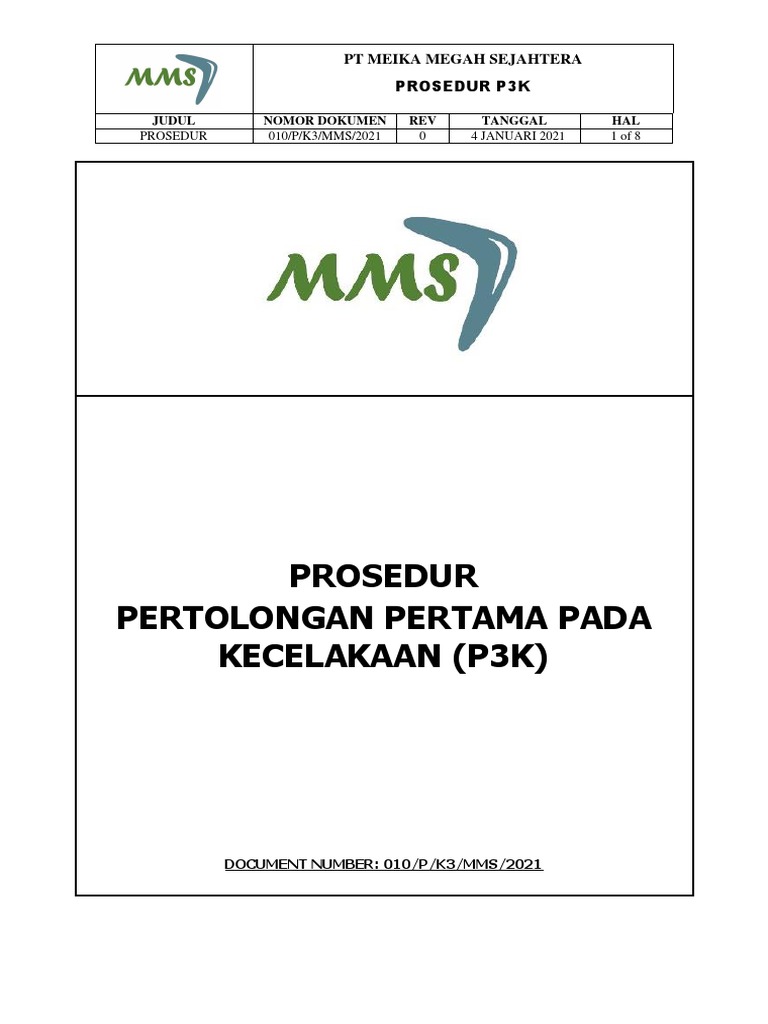 3d. Prosedur P3K | PDF
