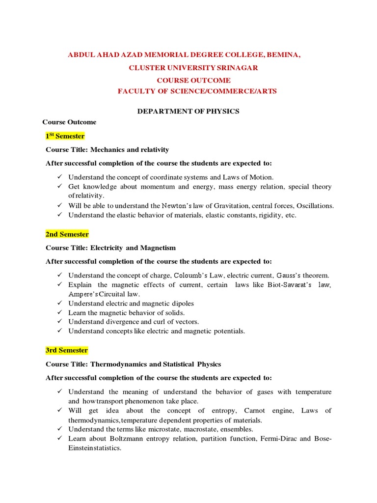 Abdul Ahad Azad Memorial Degree College, Bemina, Cluster University ...