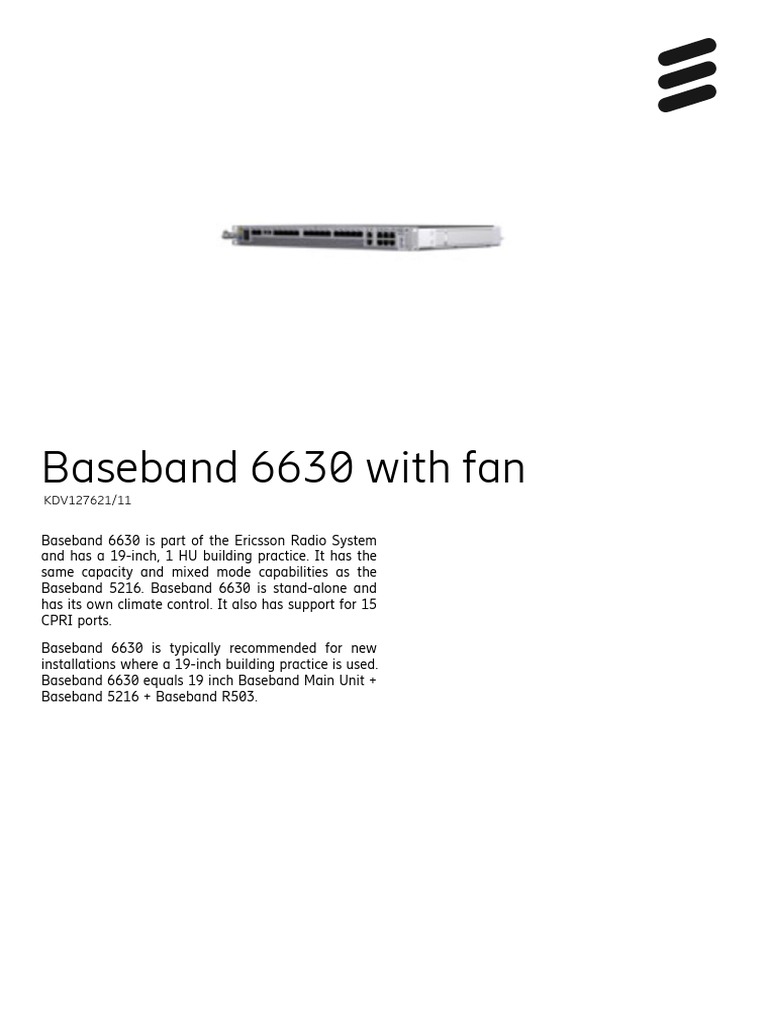 Baseband 6630 | PDF