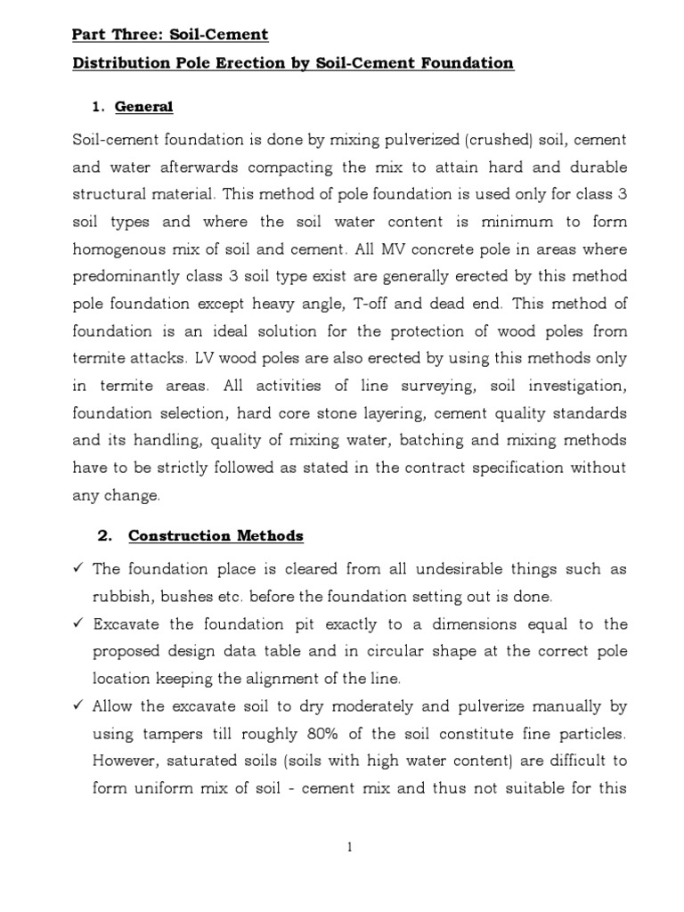 3foundation Soil Cement | PDF | Soil | Cement