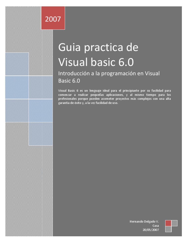 Guia Practica de Visual Basic 6.0 | Básico | Ventana (informática)