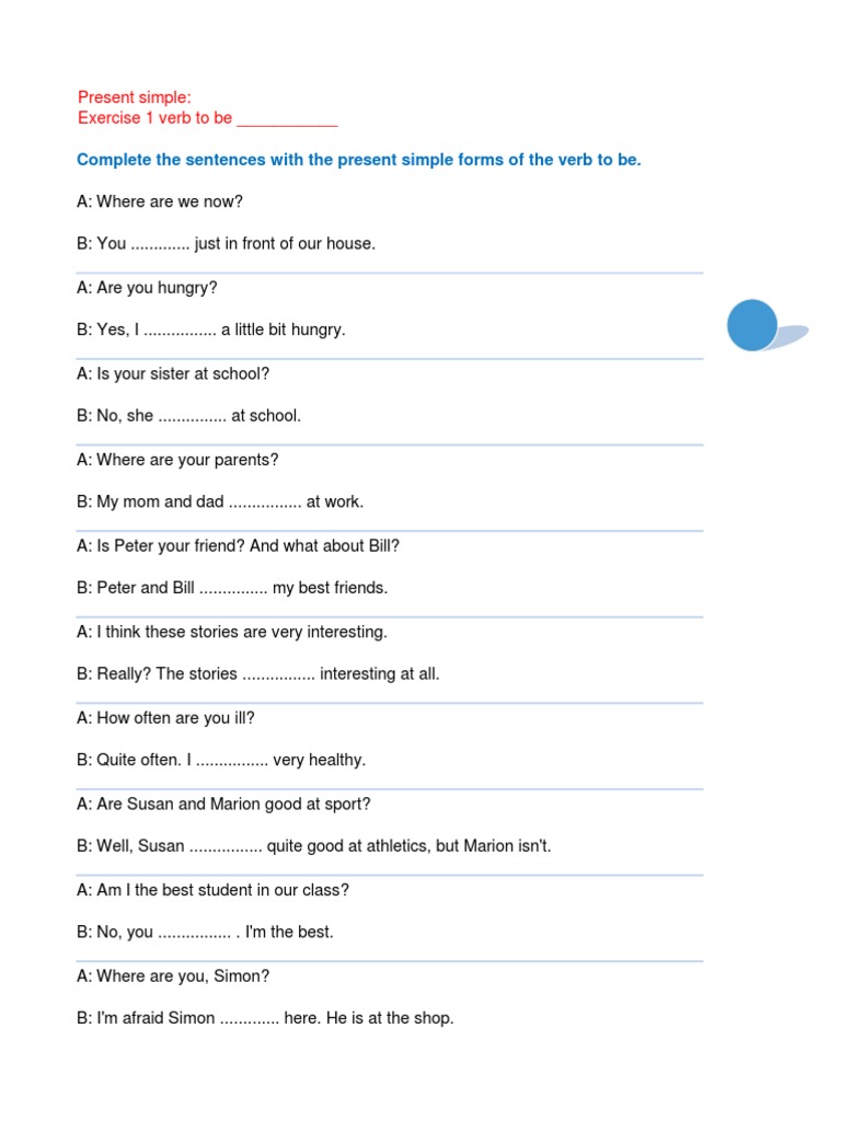 English Tenses Exercises | PDF