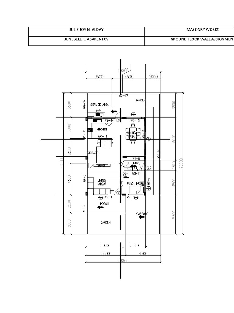 Masonry Works Report Template | PDF | Mortar (Masonry) | Masonry