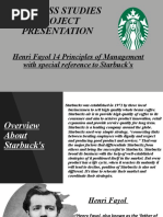 Management Principles Applied at Starbucks | PDF | Starbucks | Employment