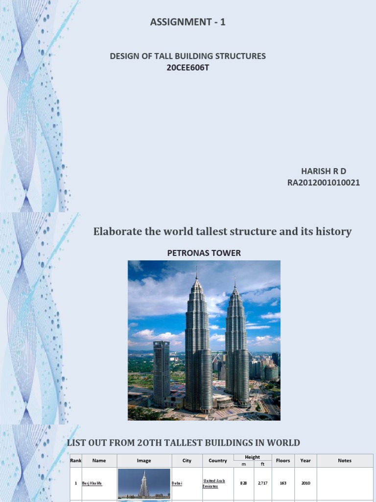 Assignment - 1: Design of Tall Building Structures | PDF | Composite ...