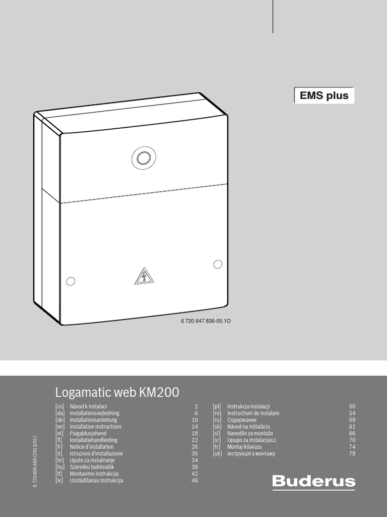 Logamatic Web Km200 | PDF
