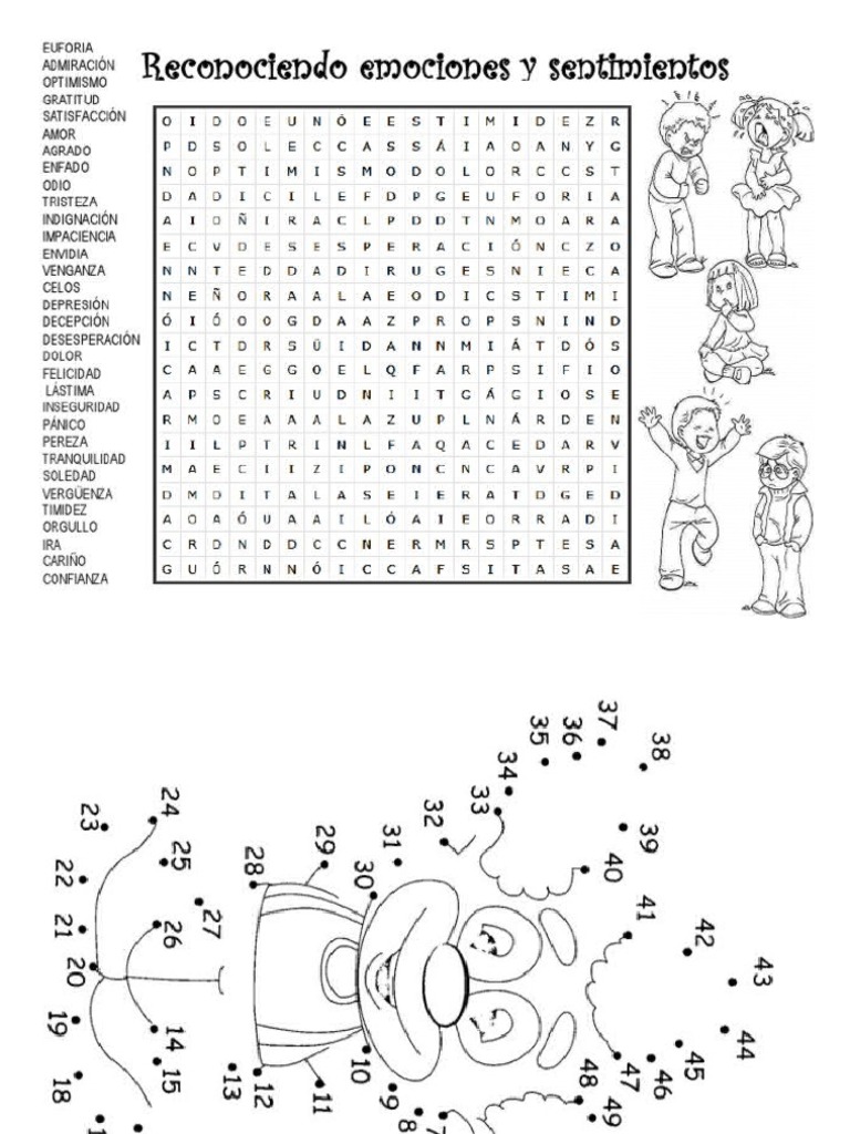 Sopa de Letras Emociones | PDF