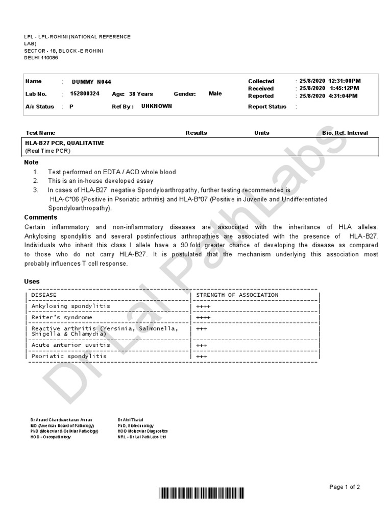 DR Lal Pathlabs: LPL - Lpl-Rohini (National Reference Lab) Sector - 18 ...