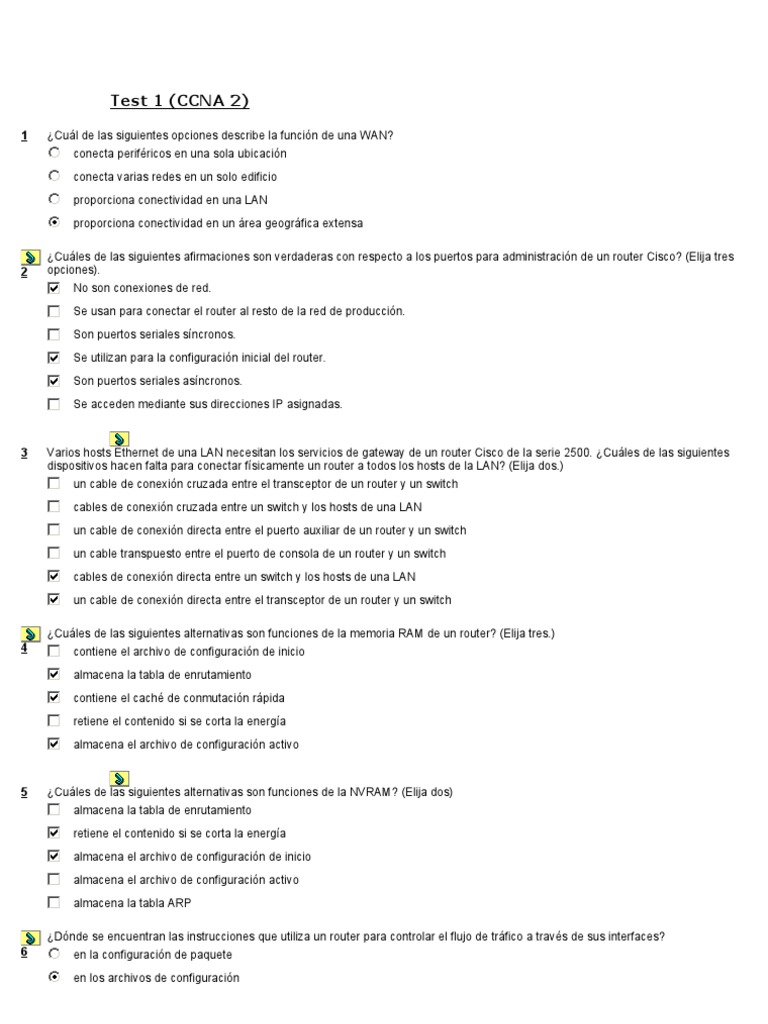 Ccna2 Tema1 Pdf Enrutador Computación Conmutador De Red