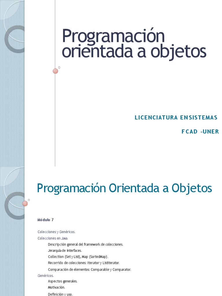 Colecciones y Genéricos en Java | PDF | Java (lenguaje de programación ...