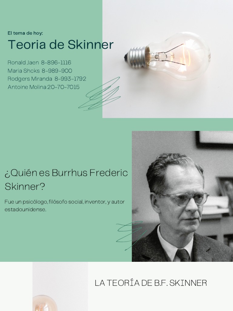 Teoria de Skinner | PDF