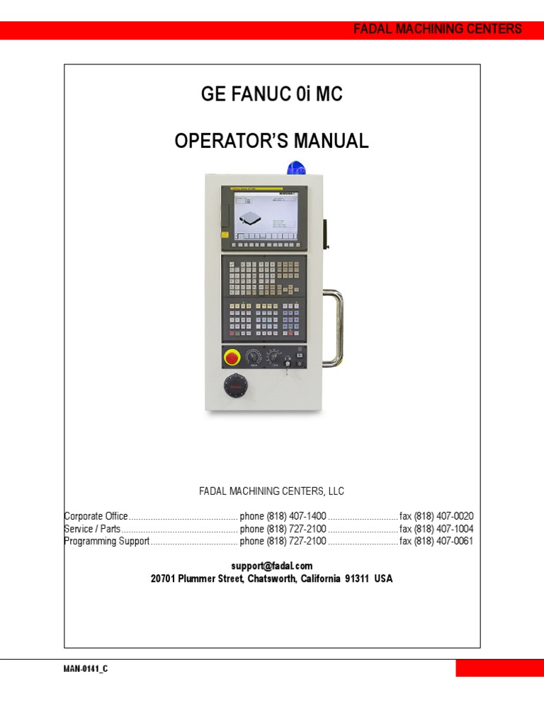 Fanuc Operator Manual 2006 | PDF | Numerical Control | Manufactured Goods