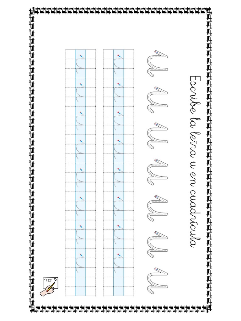 Fichas Letra U | PDF