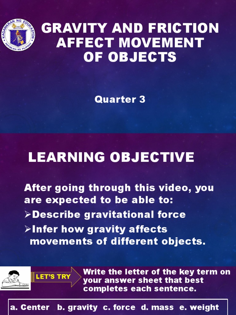 How Gravity Affects Movement | PDF | Gravity | Force