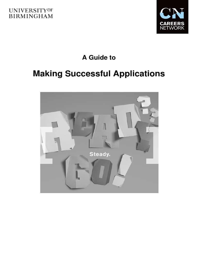 Making Successful Applications: A Guide To | PDF | Experience ...