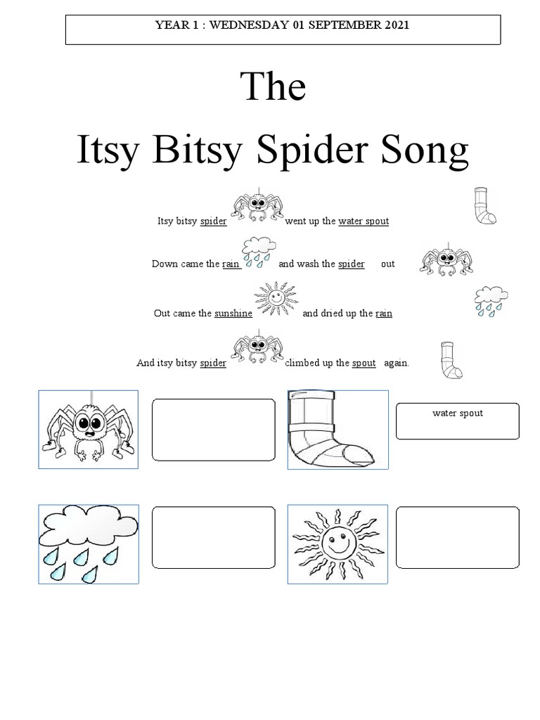 Itsy Bitsy Spider 01092021 Page 1 | PDF