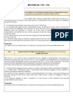 BIR Form 1700 & 1701: Tax Returns Guide | PDF | Income Tax | Income