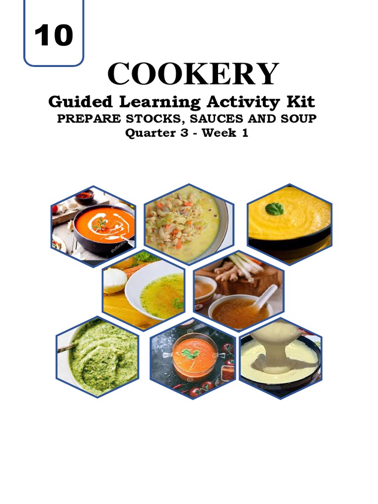 Cookery: Guided Learning Activity Kit | PDF | Stock (Food) | Foods