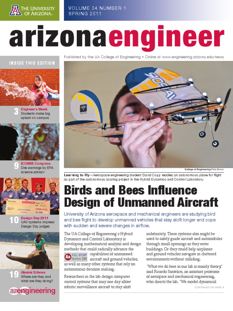 Arizona Engineer Spring 2011 | PDF | Unmanned Aerial Vehicle | Energy ...