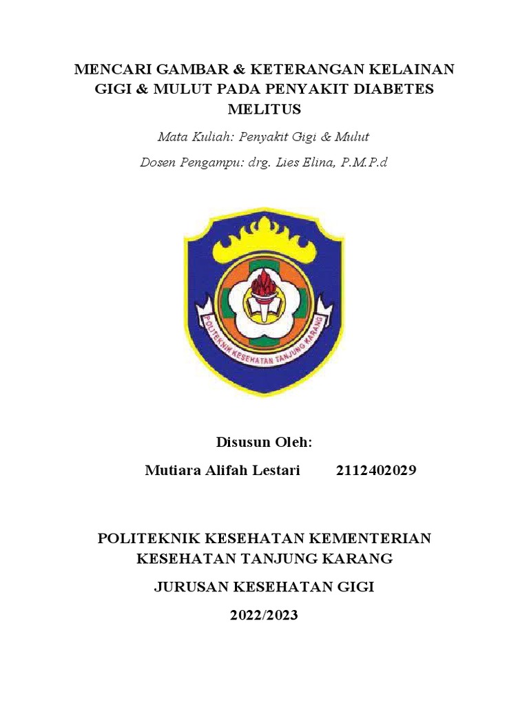 Mutiara Alifah - Penyakit Gilut DM | PDF