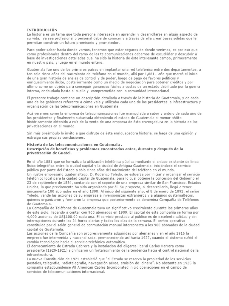 TELGUA | PDF | Guatemala | México