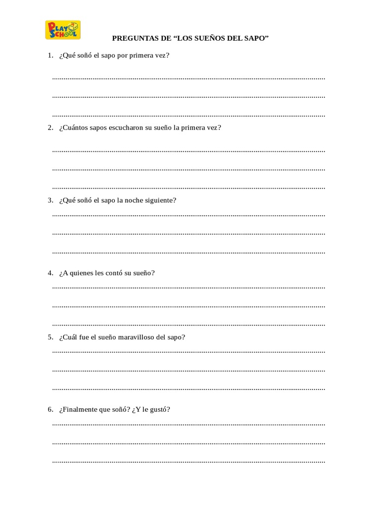 Preguntas Los Suenos Del Sapo | PDF | Ajedrez