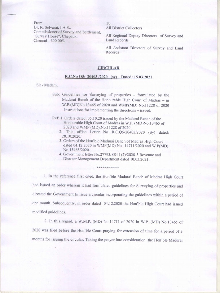 Departmental Circulars | PDF