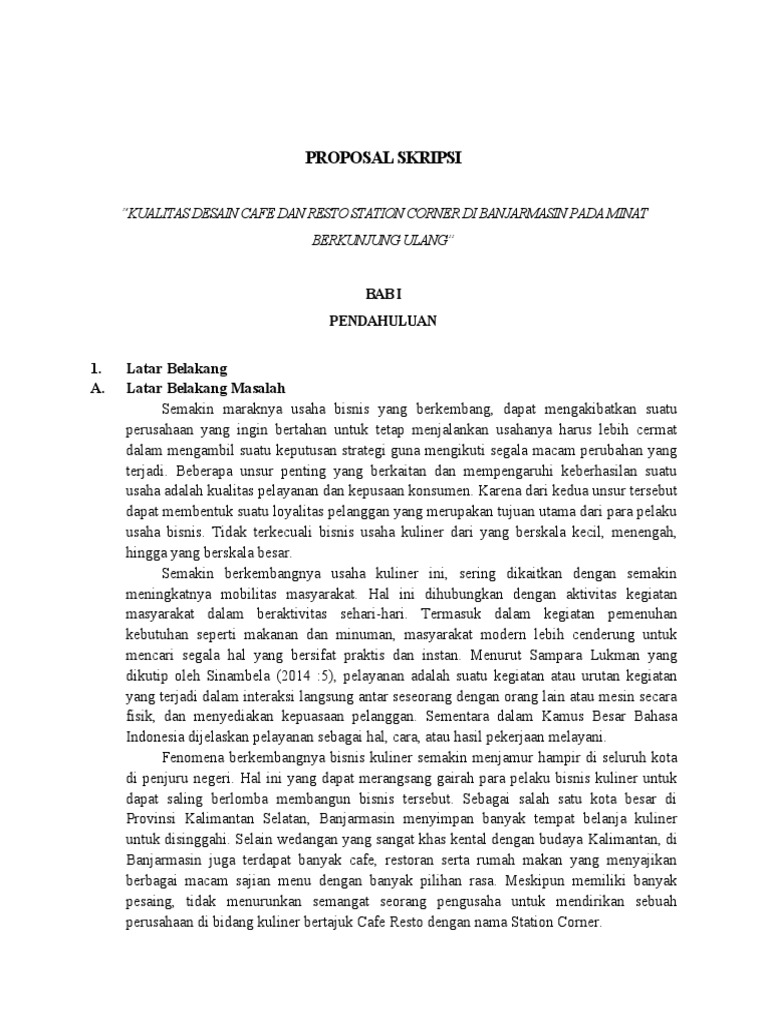 PROPOSAL BAB 1-3 Muhammad Fahri Husain | PDF