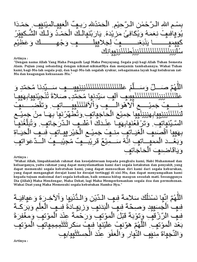 Doa Bada Sholat | PDF