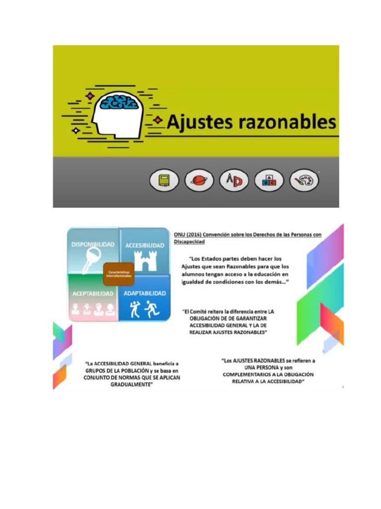 Ajustes Razonables | PDF