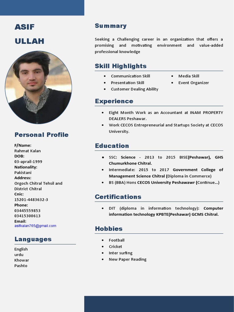 Asif Updated CV | PDF