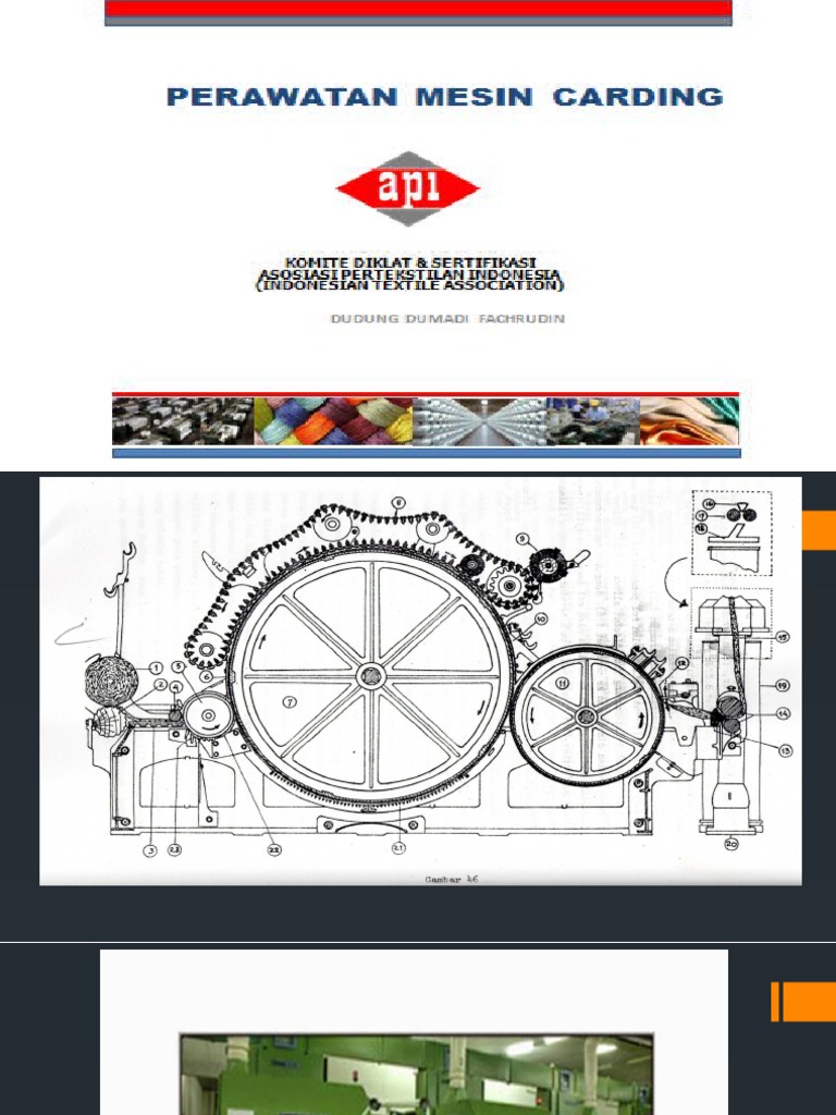 Perawatan Mesin Carding | PDF