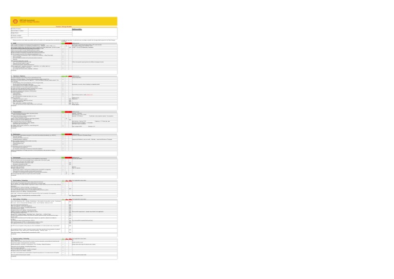OSP Terminal Self-Assessment Checklist 2021 | PDF | Iso 9000
