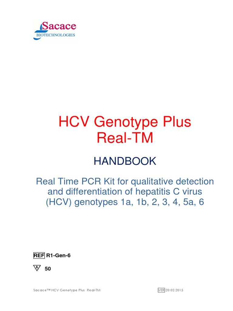 HCV Genotype Plus Real-TM: Handbook | PDF | Hepatitis C | Hepatitis C Virus