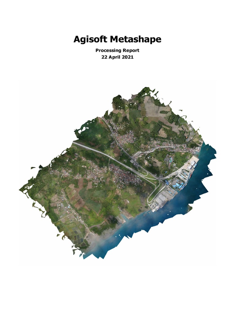 Agisoft Metashape: Processing Report 22 April 2021 | PDF | Pixel | Camera
