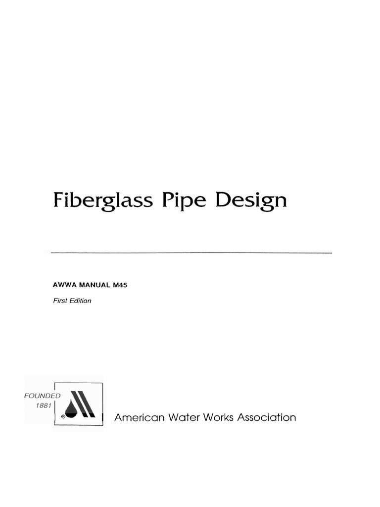 AWWA M45 - Edt1 | PDF