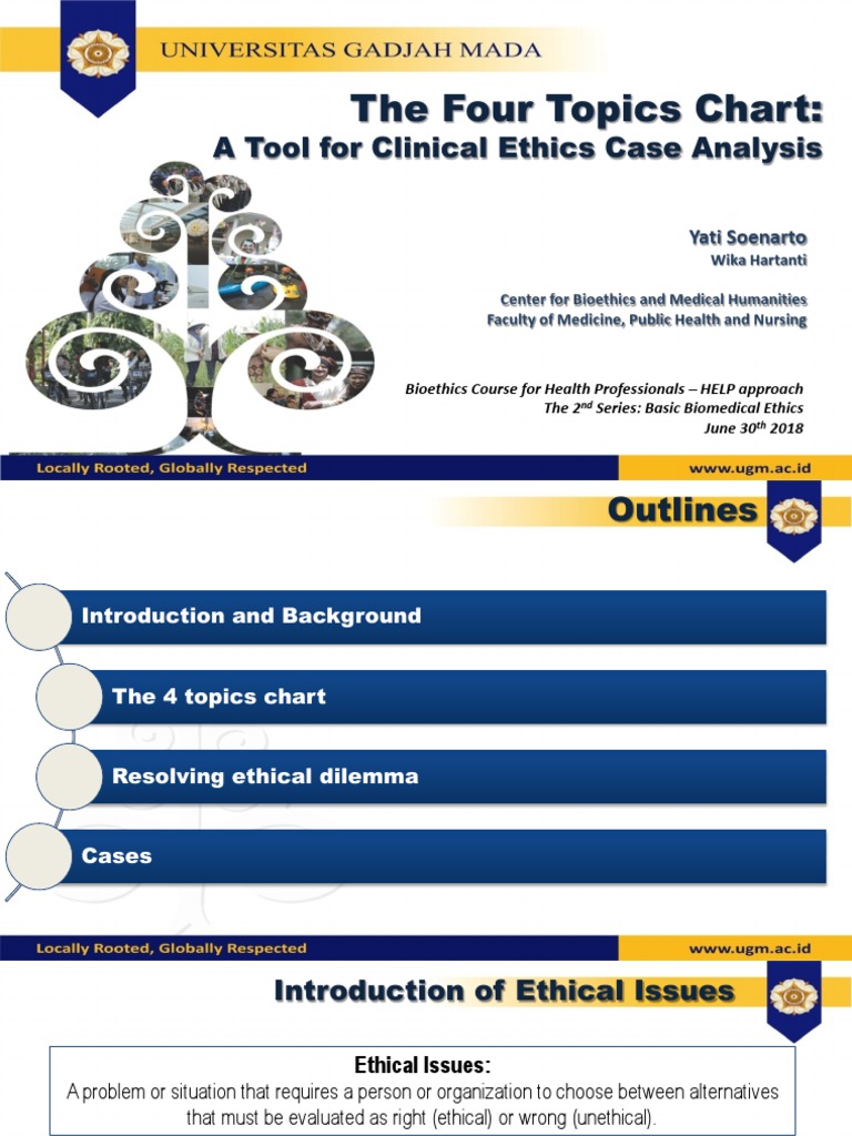 Introduction To 4 Topics Chart | PDF | Medical Ethics | Bioethics
