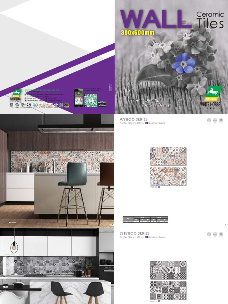 Ceramic Wall Tiles 300x600 - Compressed | PDF