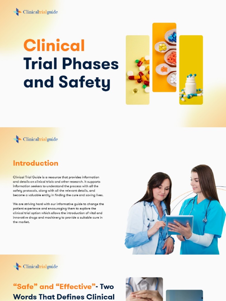Clinical Trial Phases & Safety - Clinical Trial Guide | PDF