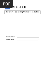 English: Quarter 4 - Module 1: Using Appropriate Grammatical Signals or ...