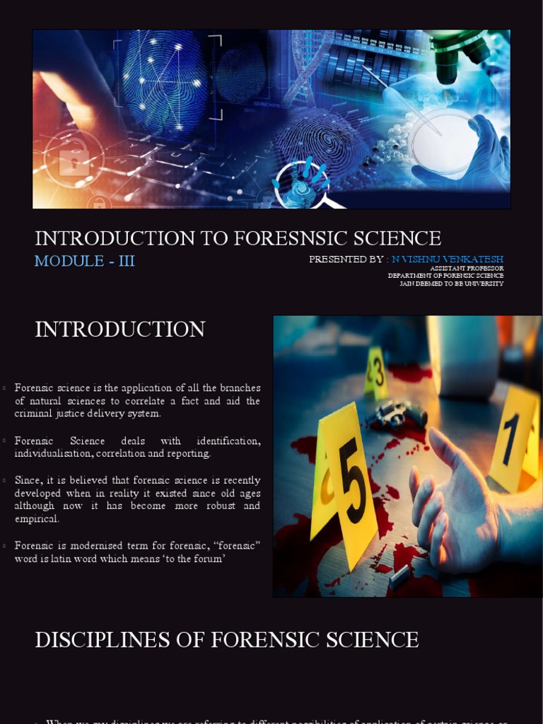 Ifs Module 3 | PDF | Forensic Science | Chemistry