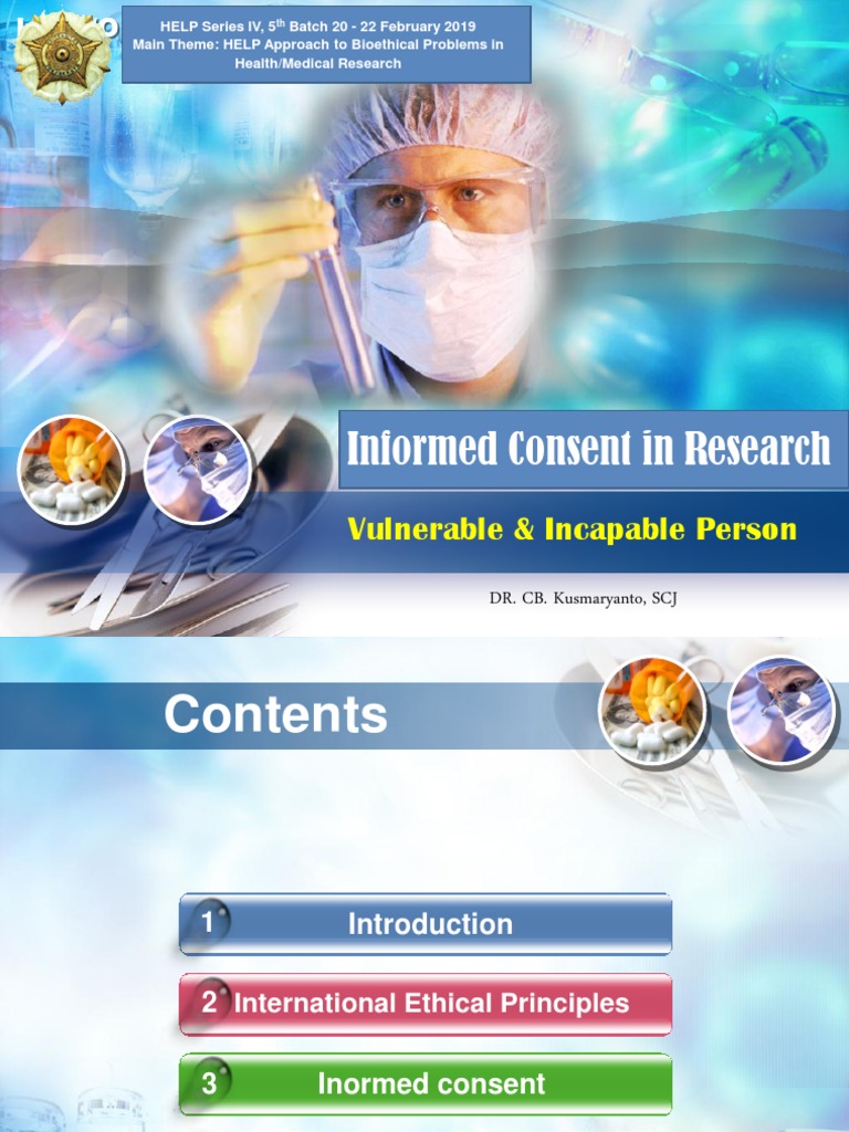 Informed Consent untuk Vulnerable Person | PDF