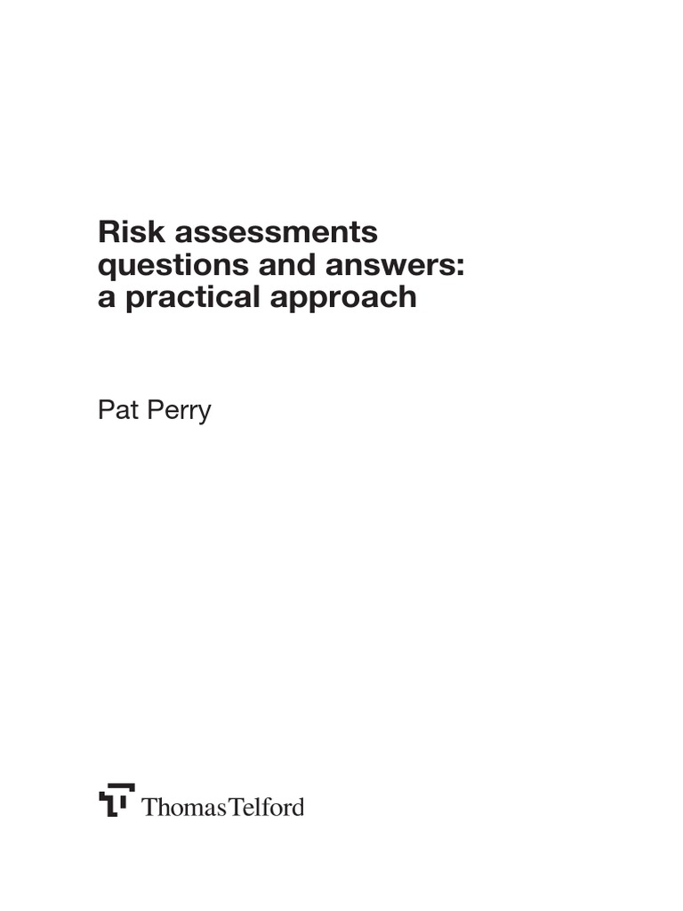Risk Assessment Questions and Answers 1624351390 | PDF | Risk | Risk ...
