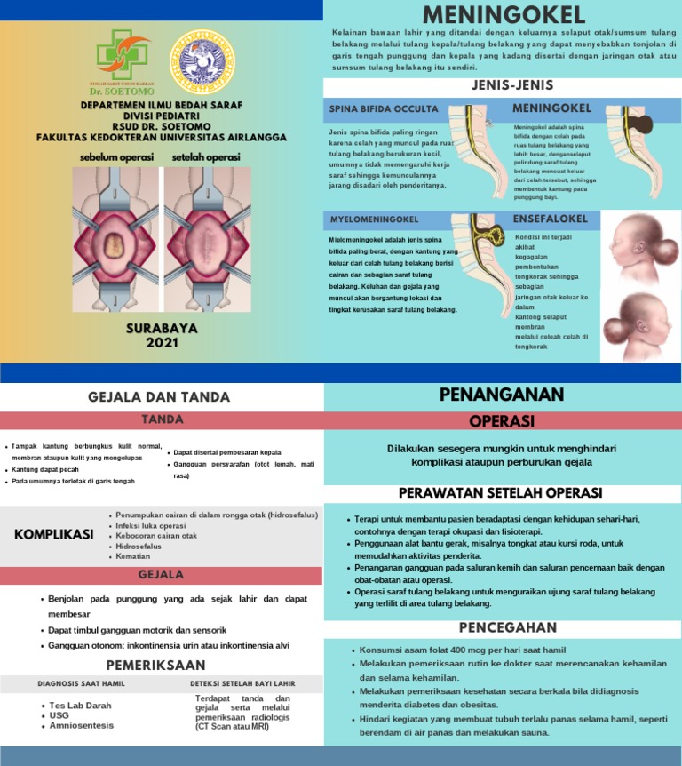 Meningokel: Jenis, Gejala, Diagnosis, dan Penanganannya | PDF