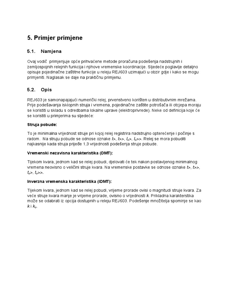 REJ603 - Primjer Primjene | PDF